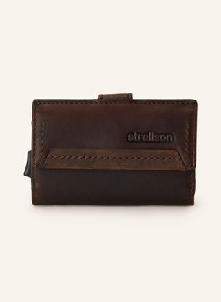 Strellson Geldb&ouml;rse Camden C-Three E-Cage braun