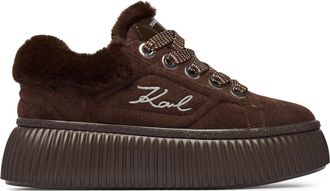 Karl Lagerfeld Sneakers KARL LAGERFELD Kreeper Lo KL42312L Dunkelbraun