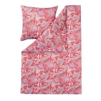 ESTELLA Mako-Interlock-Jersey Bettw&auml;sche Milano rot