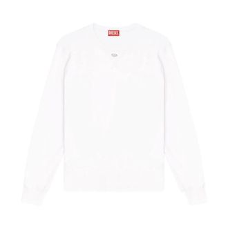 Diesel T-Madjust Langarm-T-Shirt - - Tops - Herren - Wei&szlig; - XL