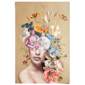 Reinders Poster, Blumig, Schlafzimmer, Poster, Wanddeko, Room Decor, 150 gr. gl&auml;nzend Bilderdruckpapier, Mehrfarbig, 91,5 x 61