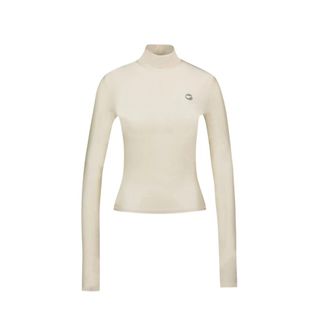 Coperni Enges Top mit hohem Kragen - - Tops - Damen - Beige - XS