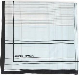 Sams&oslash;e & Sams&oslash;e Foulard carr&eacute; Sahailan &agrave; rayures