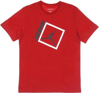 Nike Jordan Homme, Tops, Rouge, Taille: L Jumpman Box Short-sleeve Tee
