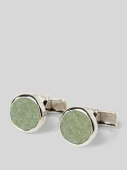 Lindenmann Manschettenkn&ouml;pfe mit Einfassung