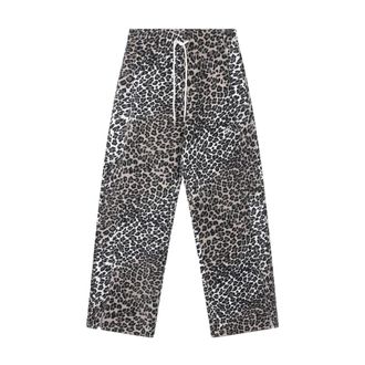 10 Days Soft Scuba Hose Leopard - - Trousers - Damen - Grau - XS