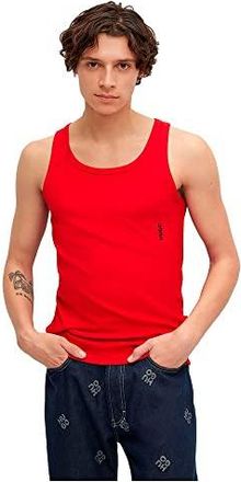 HUGO BOSS Hommes Tank Top Twin Pack Lot de Deux débardeurs à Logo en Coton Stretch