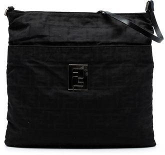 Fendi Hobo Bags - Zucca Canvas Shoulder Bag - Gr. unisize - in Schwarz - für Damen