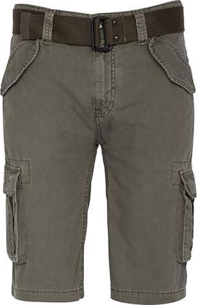 Schott NYC Trbatle30pk2 Short, Olive, 33W Homme