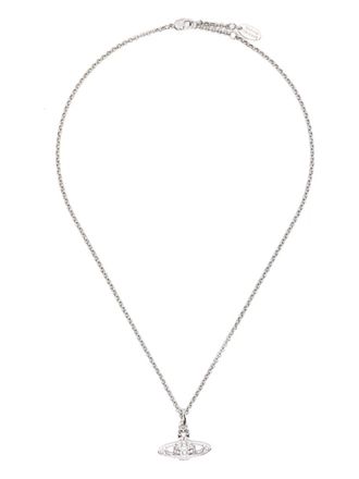 Vivienne Westwood Mini Bas Relief Pendant n ecklace - Silber