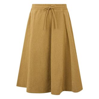 Valentino Garavani Femme, Jupes, Jaune, Taille: 36 FR Flared Midi Skirt