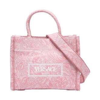 Versace Sac cabas Jacquard Pre-owned - Femme - Pre-owned - Rose - Taille: ONE Size