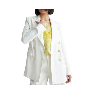 Liu Jo Femme, Vestes, Blanc, Taille: 40 FR Blazer