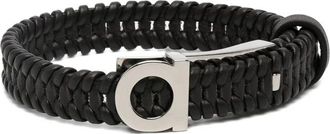 Ferragamo Homme, Accessoires, Noir, Taille: ONE Size Gancini Bracelet