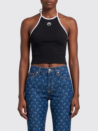 Marine Serre Top Femme couleur Noir