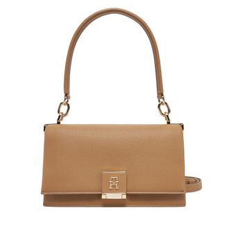 Tommy Hilfiger Handtasche Tommy Hilfiger Th Her Med Crossover AW0AW17216 Braun