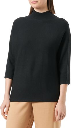 Comma Damen 60.2.61.17.170.2136936 Pullover, 9999 schwarz, 42