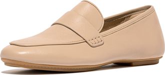 FitFlop Damen Delicato Slipper aus weichem Leder Schuh, Beige (Classic Beige), 43 EU