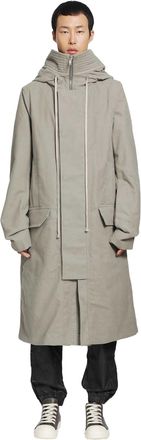 Rick Owens Tower Megaparka in Brushed Twill