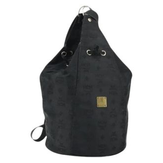 MCM Pre-owned Nylon Rucksack - - Pre-owned - Damen - Schwarzk - ONE SIZE