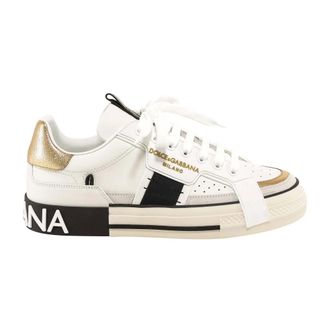 Dolce & Gabbana Homme, Chaussures, Blanc, Taille: 44 EU 2.Zero Baskets &agrave; Lacets