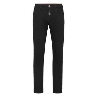 Philipp Plein Homme, Jeans, Noir, Taille: W36 Jean Slim Fit Basic