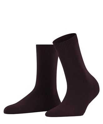 Falke Cosy Wool W So laine cachemire unies 1 paire, Chaussettes Femme, Rouge Barolo 8596, 35-38