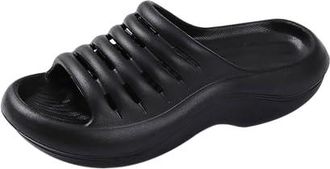 Generic Sandales de récupération pour femme avec soutien de la voûte plantaire, chaussons orthopédiques pour soulager la douleur, glissades légères avec couss