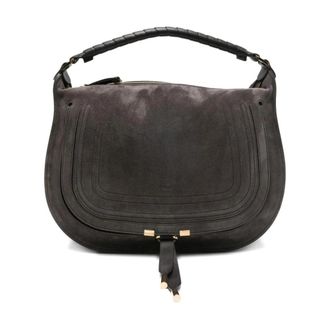 Chlo&eacute; Marcie Suede Hobo Bag - - Bags - Damen - Braun - ONE SIZE