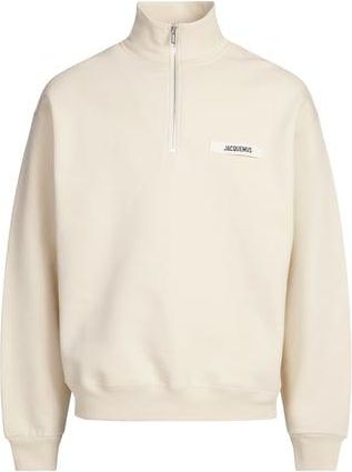 Jacquemus Sweat &agrave; col zipp&eacute; camionneur Gros Grain en coton