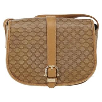 Celine Pre-owned Vintage macadam shoulder bag - Femme - Pre-owned - Beige - Taille: ONE Size