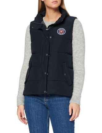 Marc O'Polo Damen 908087372013 Jacke, Blau (Midnight Blue 812), (Herstellergr&ouml;&szlig;e: 32)