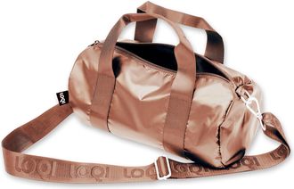 LOQI METALLIC Rose Gold Medium Weekender, Pink, M, Ausweistasche