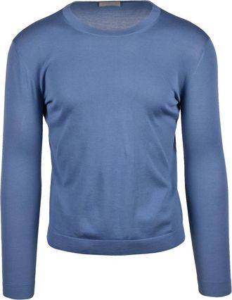 Drumohr Homme, Pulls, Bleu, Taille: S Maglioncino Girocollo