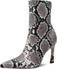 Queen Helena Bottines à talons hauts Bottines à bout décontracté élégantes pour femme K4004, Snake, 38 EU