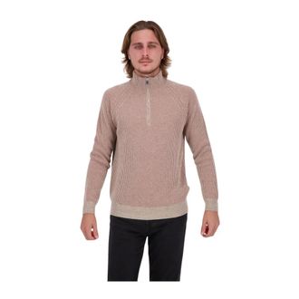 Slowear Pull Zip Zanone - - Knitwear - Herren - Beige - XL