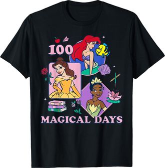 Disney Princess 100 Magical Days of School 100th Day T-Shirt