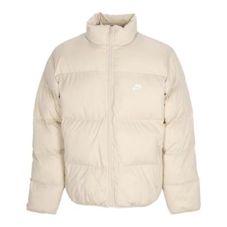 Nike Hochkragen-Daunenjacke - - Sport - Herren - Beige - XL