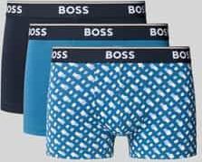 HUGO BOSS Trunks aus Baumwoll-Mix im 3er-Pack