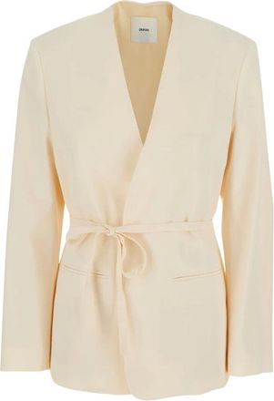 Mauro Grifoni Femme, Vestes, Blanc, Taille: 36 FR Front Zip Jacket