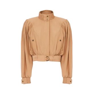 Chlo&eacute; Femme, Vestes, Beige, Taille: 38 FR E26 Jacket