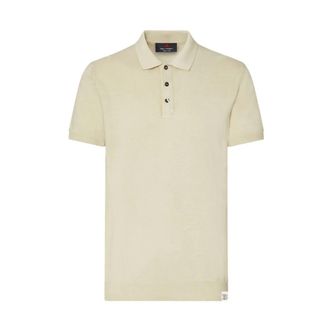 Peuterey Cotton Polo Shirt - - Tops - Herren - Beige - M