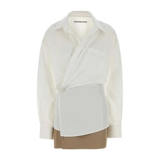 Alexander Wang Mini Robe Portefeuille Pr&ecirc;te &agrave; Porter - Femme - Robes - Blanc - Taille: 36 FR