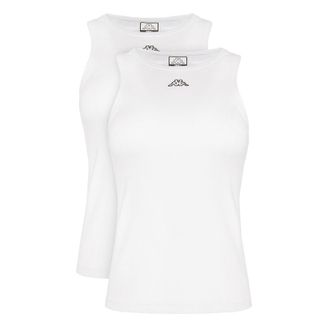 Kappa Top-Set Logo Benny 322565W Wei&szlig; Regular Fit