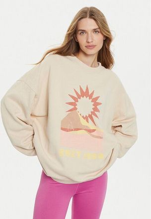 Roxy Sweatshirt Lineup ERJFT04865 Beige Relaxed Fit
