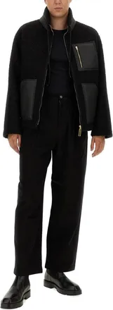 Moschino Barcode Cotton Trouser - Black