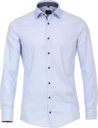 Venti Modern Fit - Herren Langarm Hemd (103522000), Gr&ouml;&szlig;e:43, Farbe:Blau (100)