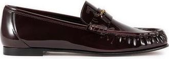 Chlo&eacute; Mocassins Loafers vernis en cuir