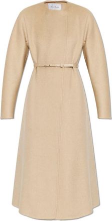 Max Mara Manteau en laine Umico - Femme - Manteaux - Beige - Taille: 34 FR