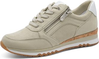 Marco Tozzi Marco Tozzi Damen Sneaker weiches Feel Me Wechselfu&szlig;bett weiches Innenfutter Vegan Modern, gr&uuml;n (Matcha Comb), 42 EU